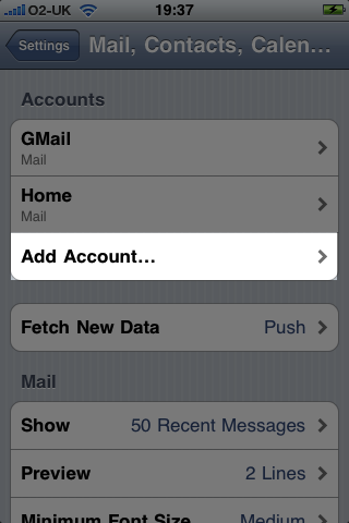 How to setup University of Nottingham email on an iPhone